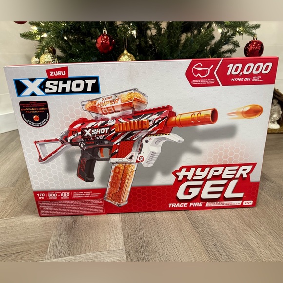 Zuru | Toys | Nib Zuru Xshot Hyper Gel Blaster Red And Orange | Poshmark